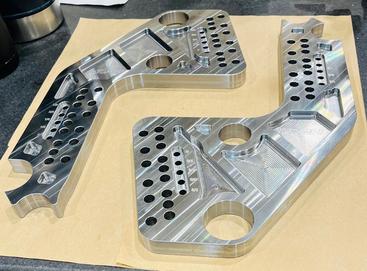 Low Prep Billet Adjustable 4 Link Chassis Brackets