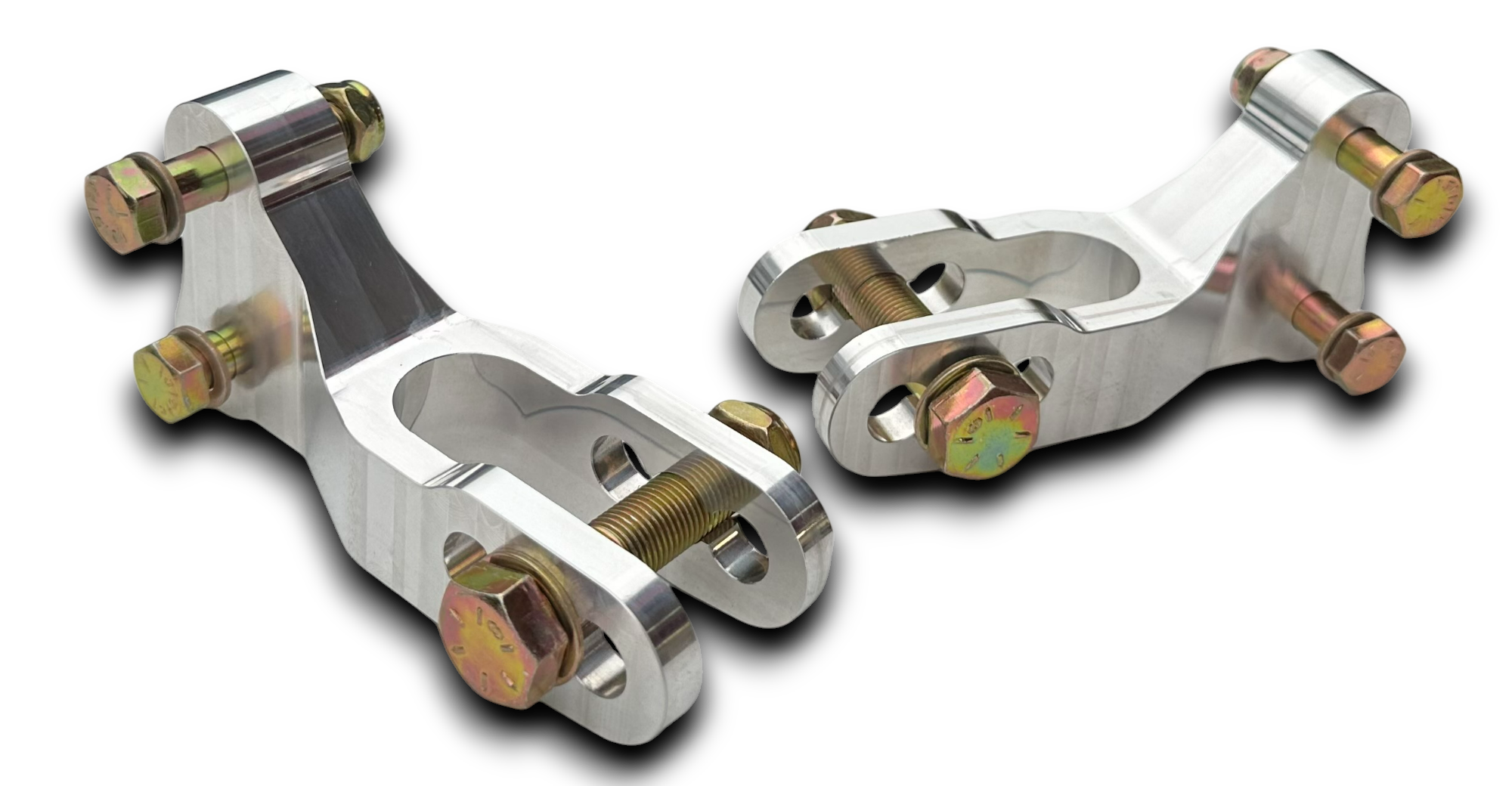 Billet Shock Mount Brackets Extended Length (Series II)