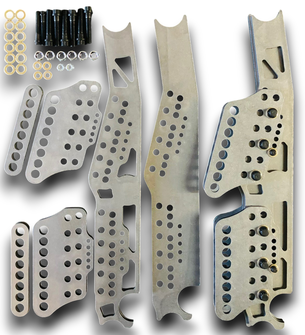 Adjustable 15" 4 Link Chassis Brackets (Economy)