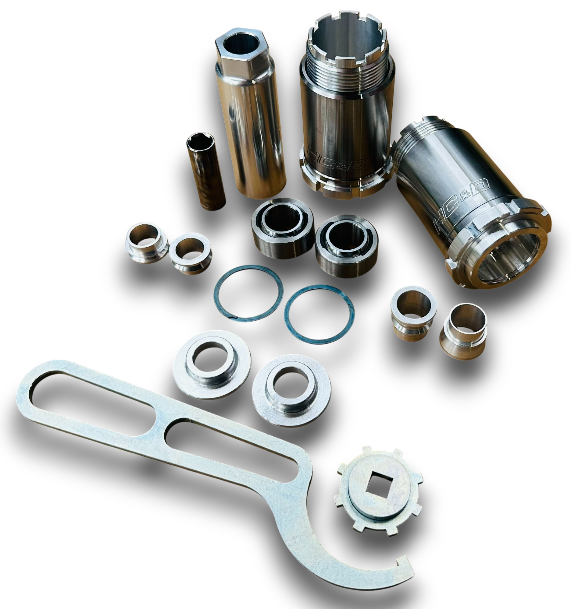 HC&D Adjustable Threaded Strut Cup Kit (4" Inner Cup)