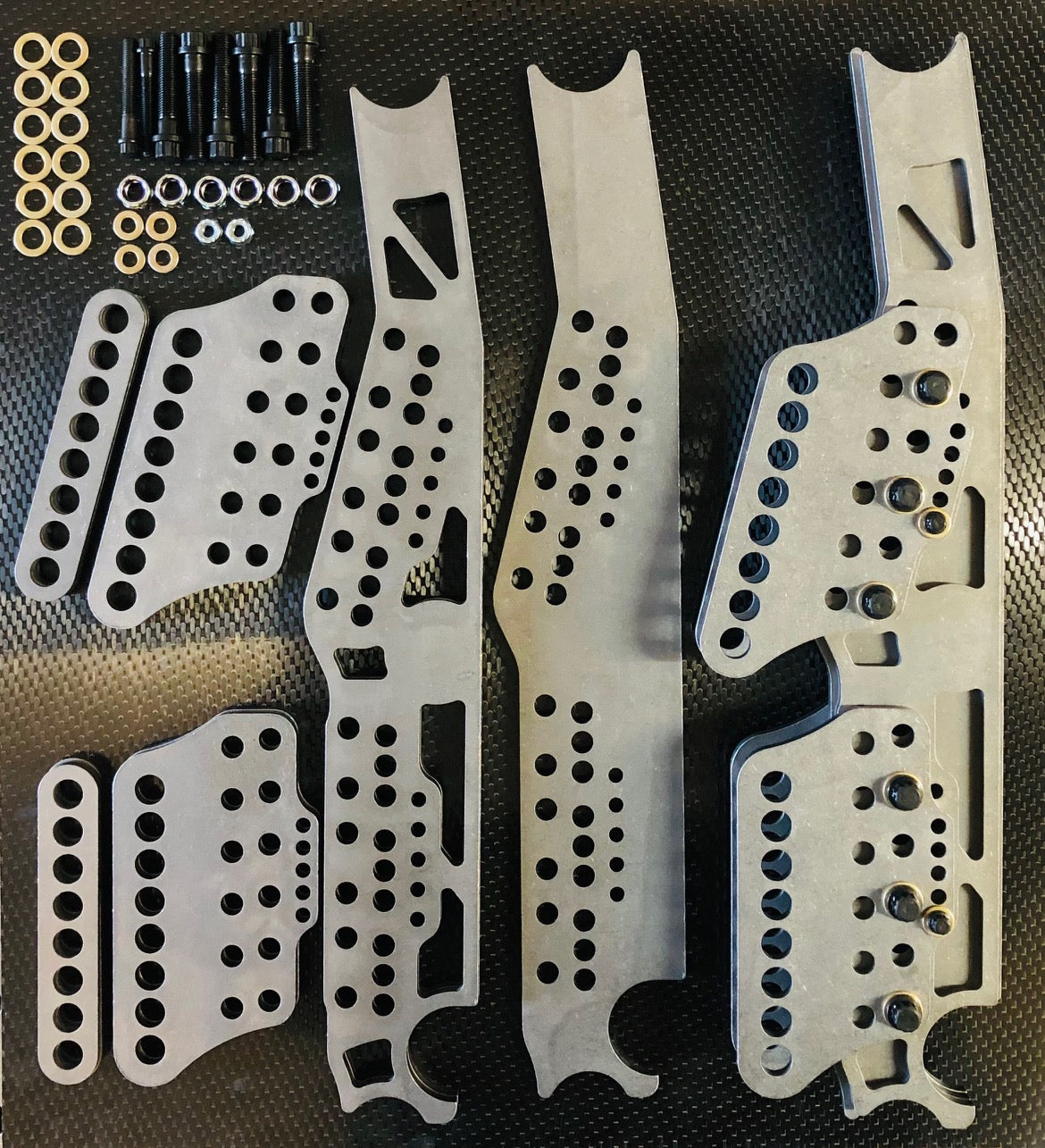 Adjustable 15" 4 Link Chassis Brackets (Economy)