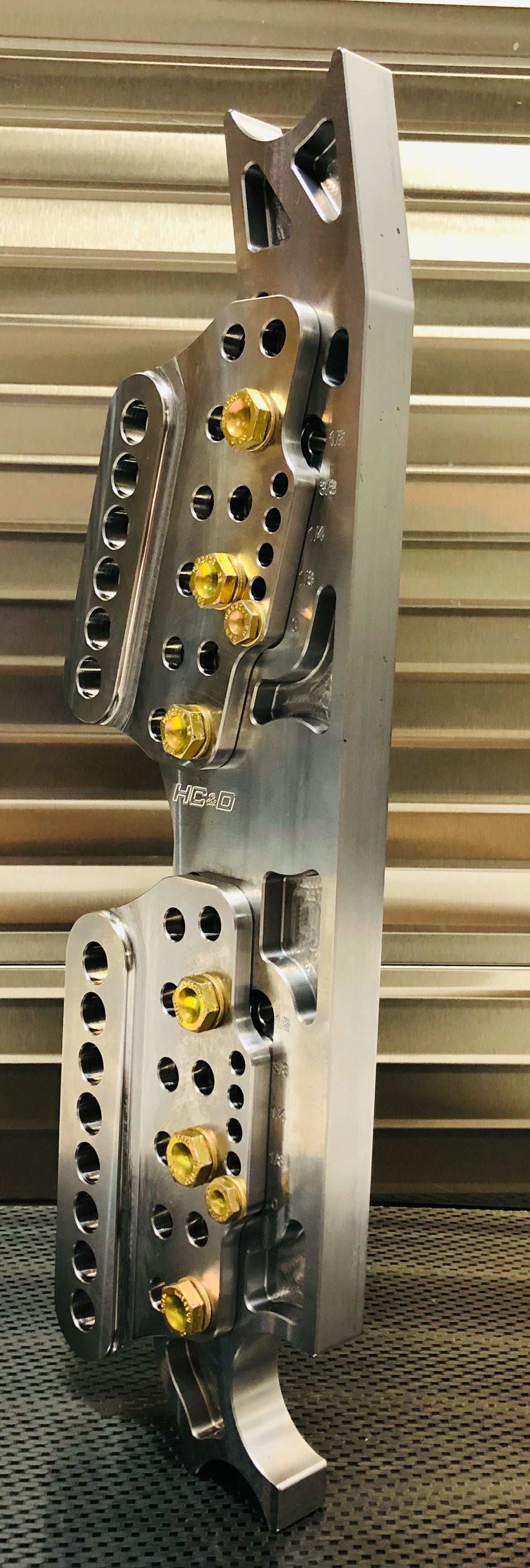 13" Billet Adjustable 4 Link Chassis Brackets